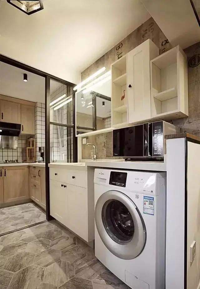 65 square meters mixed style small apartment two-bedroom, compact and ...