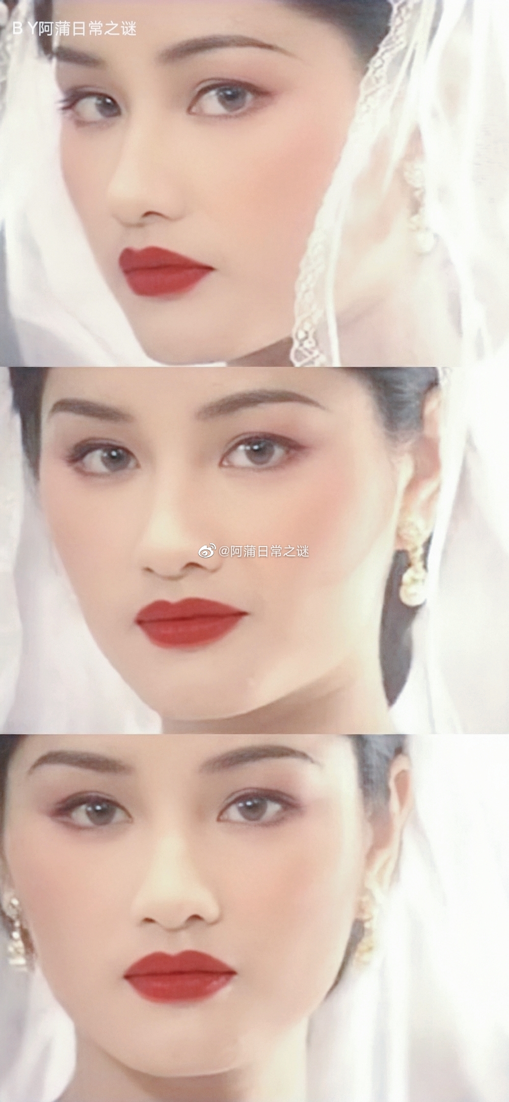 Qu Ying is really amazing in her wedding dress, she was a goddess-level ...