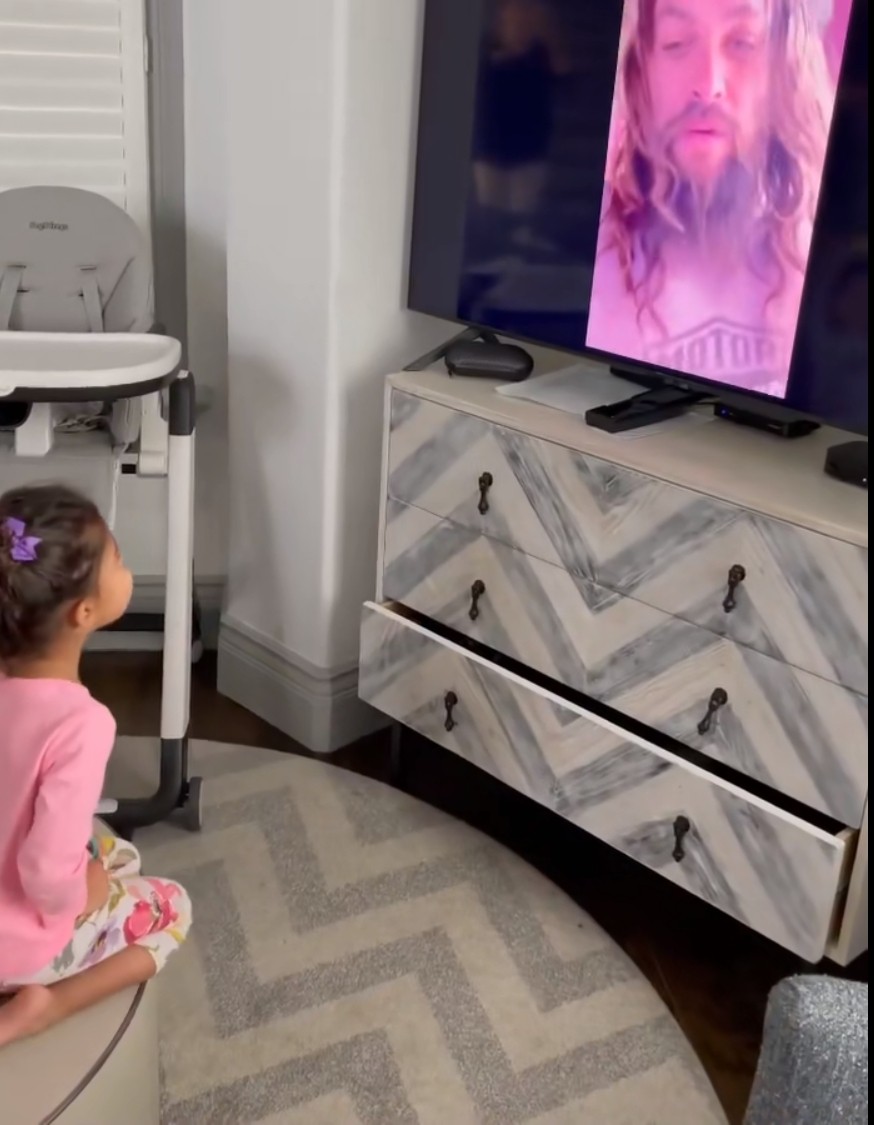 Black Adam lost to Sea King?Dashi Johnson's daughter loves Jason Momoa ...