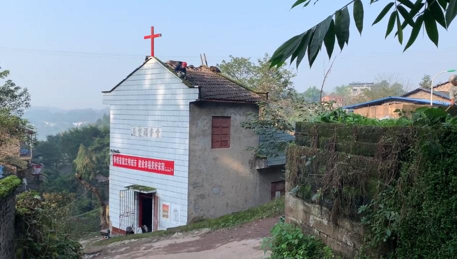The century-old street in Wusheng, Sichuan has a long history and rich ...