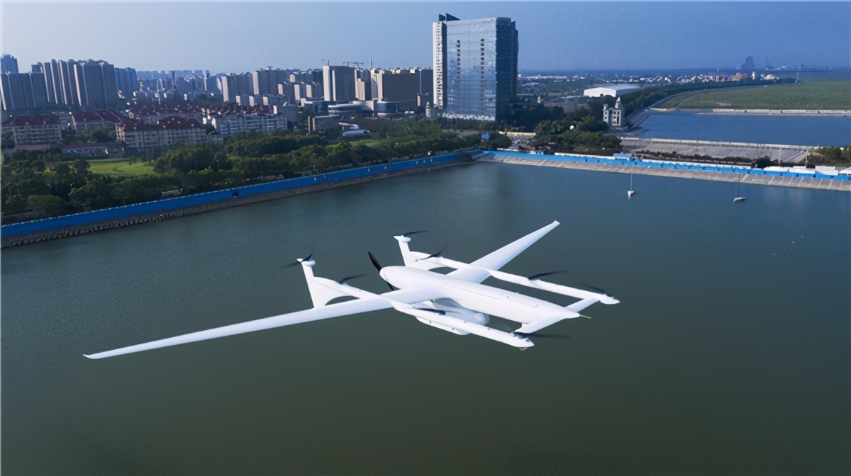 Unmanned eVTOL transports seafood by air!Nearly 200 kilometers round ...