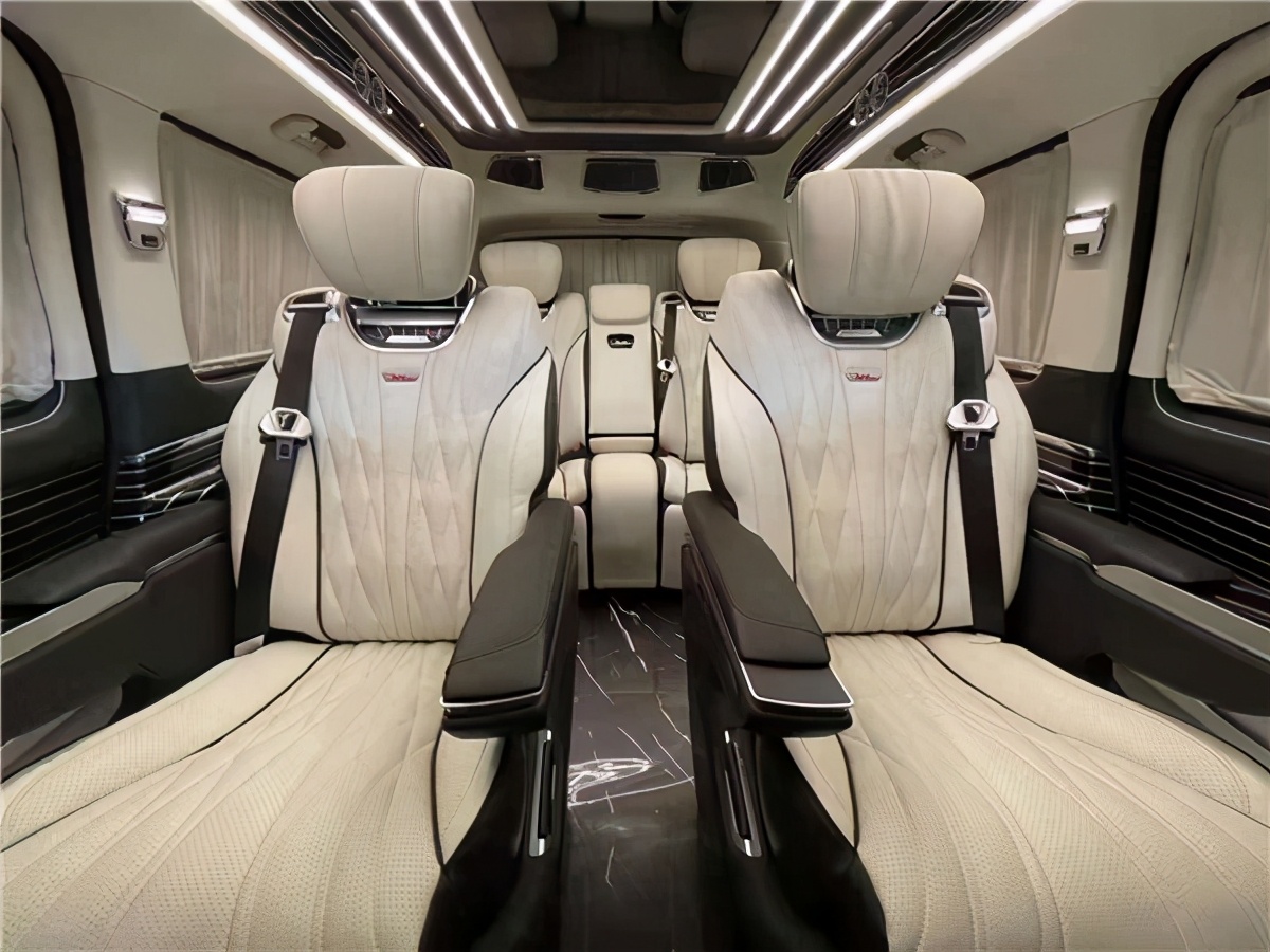 Mercedes-Benz V260L luxury business car, the charm of the sea will ...