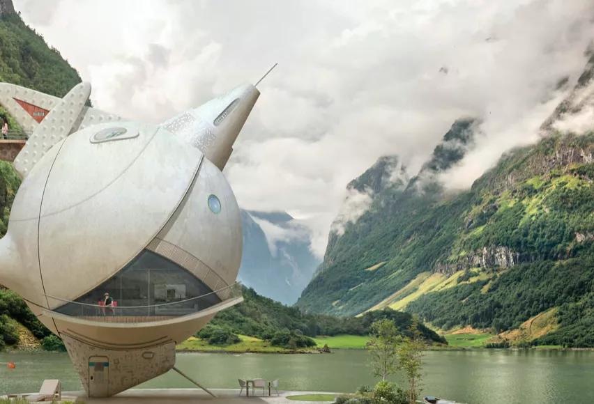 Surrealist architectural landscape - iNEWS
