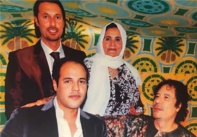 Before his death, Mutasim, the fifth son of Gaddafi, drank water and smoked, talking calmly with ...