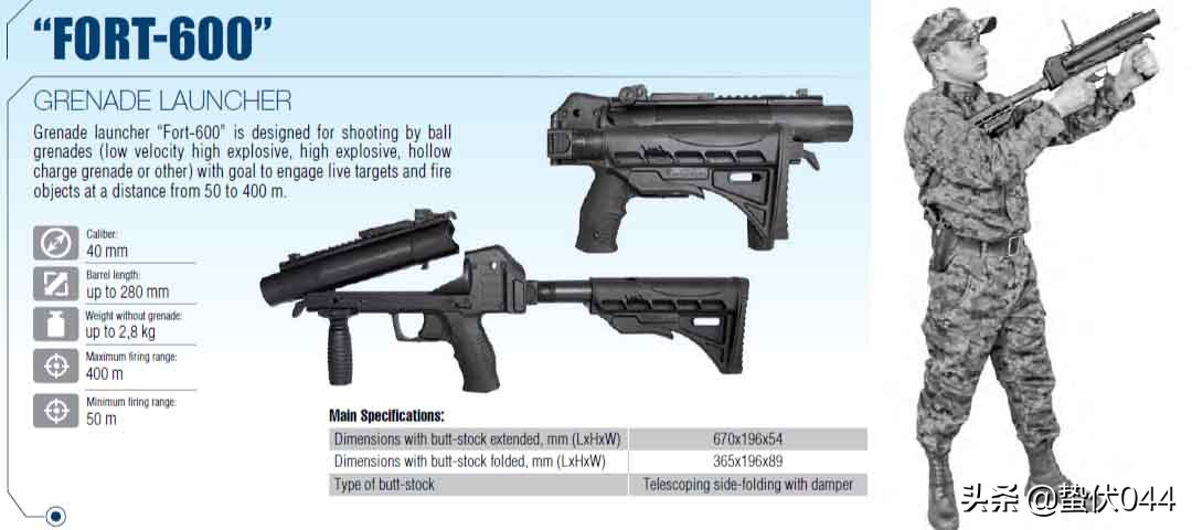 Ukrainian fort600 grenade launcher - iNEWS