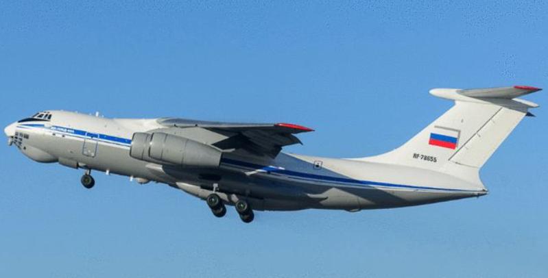 The former Soviet Union Il-76 transport aircraft, known as the most ...