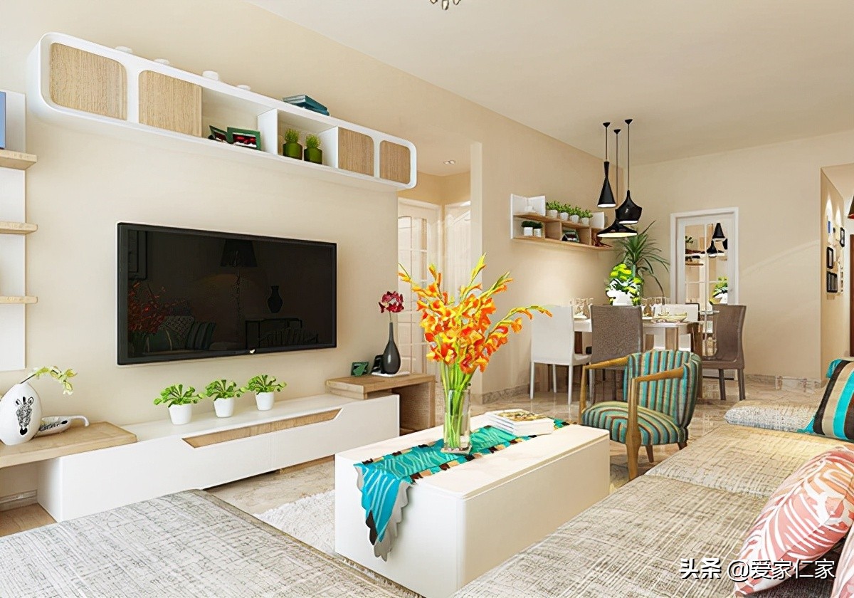 Don't know how to design the horizontal hall of your house?The designer ...