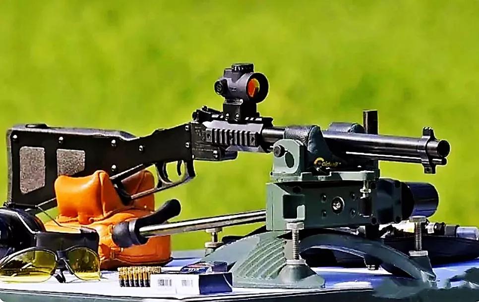 The big-open life-saving rifle can use 12 different bullets. The little ...