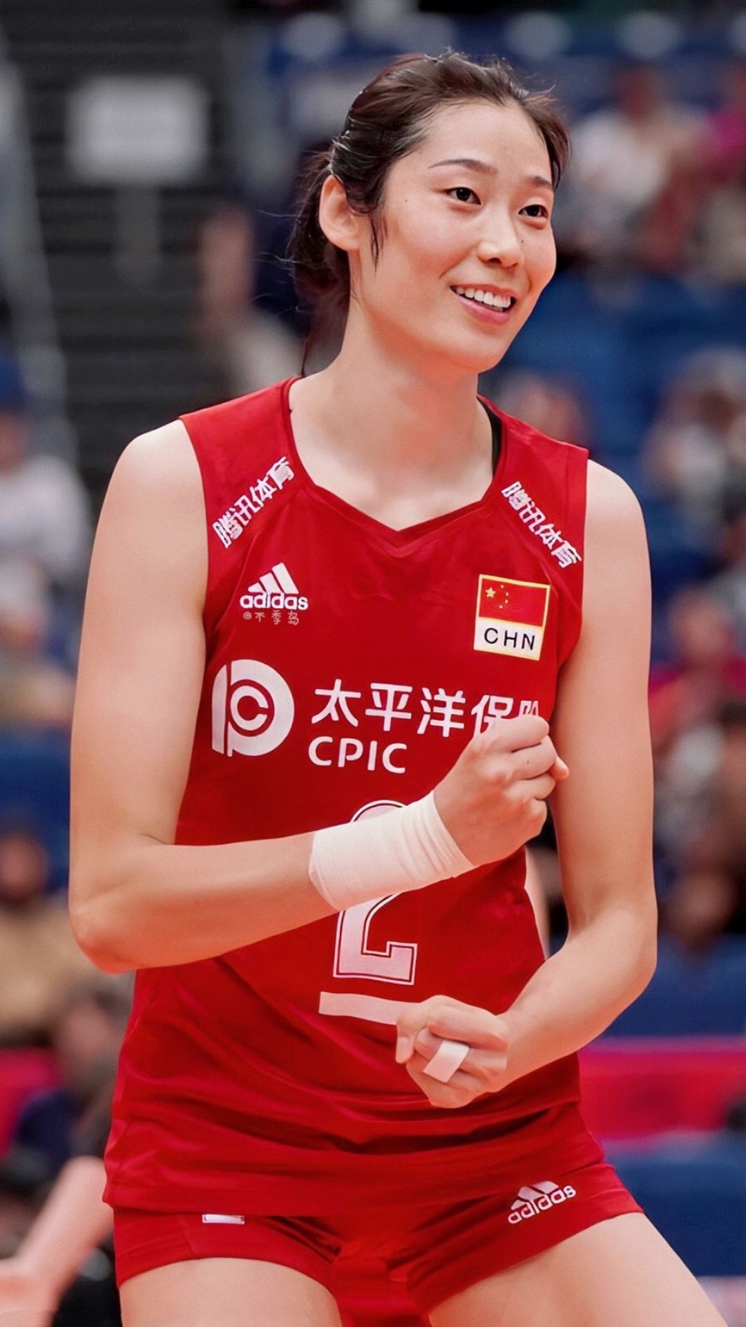 Zhu Ting, the main female volleyball player, has a high-class face ...