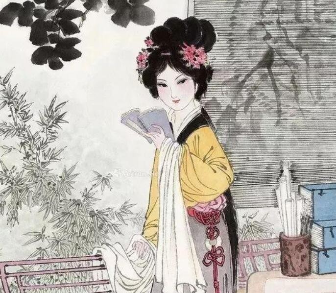 Yu Xuanji, a female poet of the Tang Dynasty, wrote a poem at the age ...