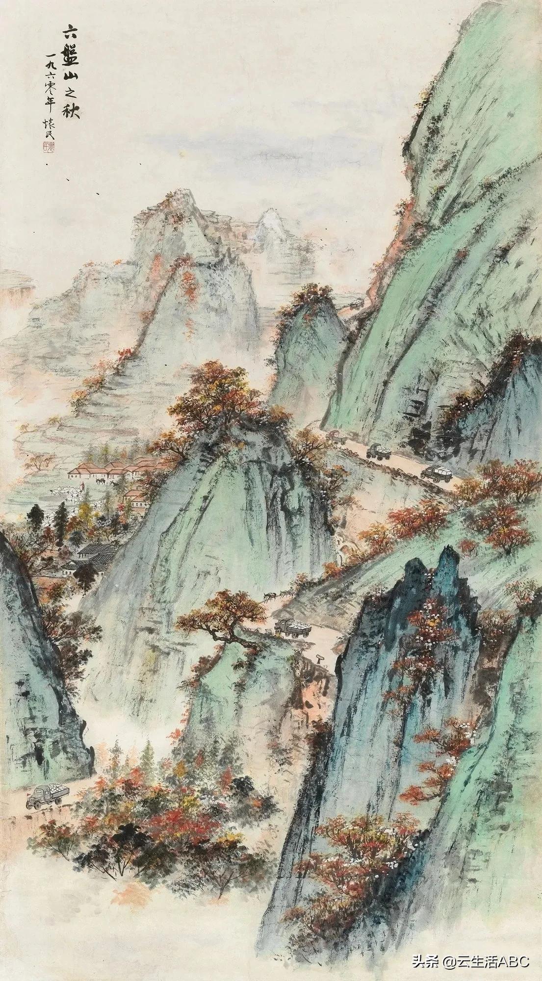 Zhou Huaimin's paintings of landscapes, vigorous and euphemistic ...