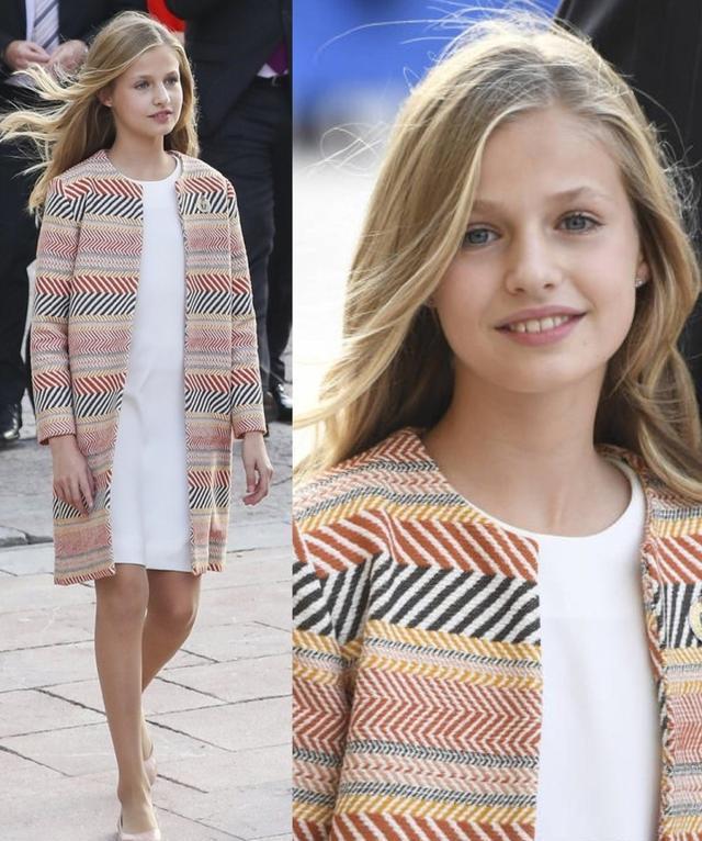 The 15-year-old Spanish princess bid farewell to her parents at the ...