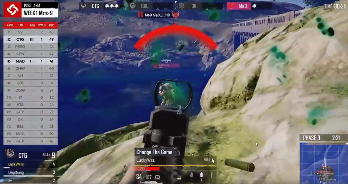 PlayerUnknown's Battlegrounds PCS5 ends in the first week, South Korean team V7 wins, all PCL ...