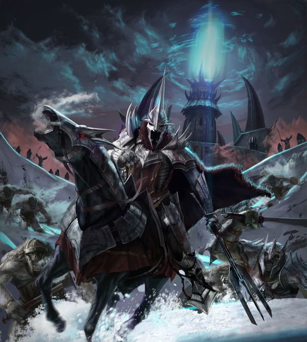 The Angmar Kingdom, the archenemy of the Gondor Kingdom in The Lord of ...