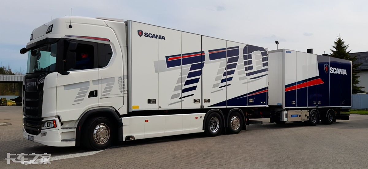 The maximum output of 770 horsepower, Scania S series central axle ...