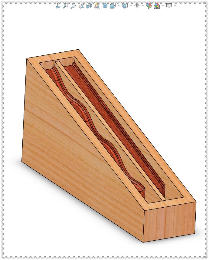 Use SolidWorks to verify the slope and the fastest descent line, which ...