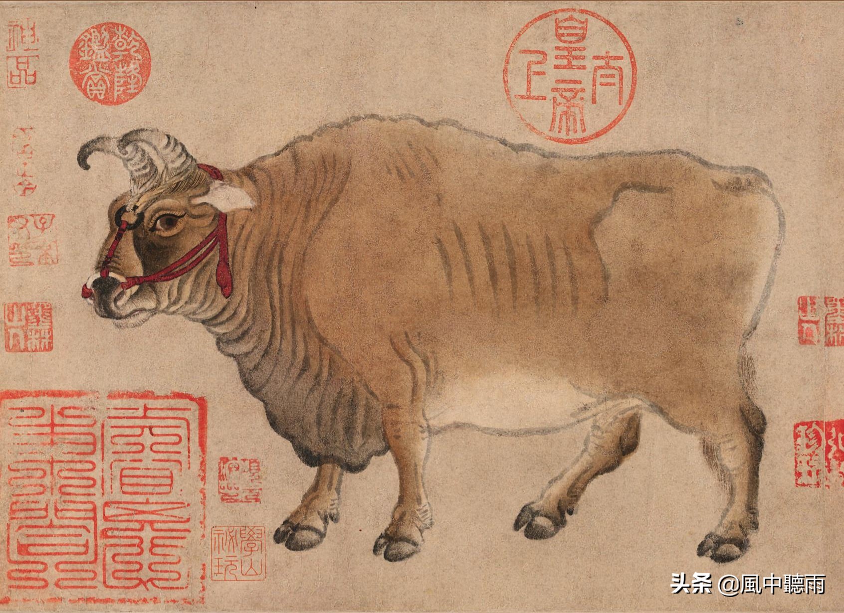Han Huang's "Five Bulls": the cattle behind the returned national ...