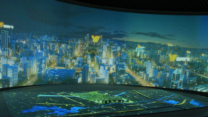 Holographic electronic sand table increases the form of information ...