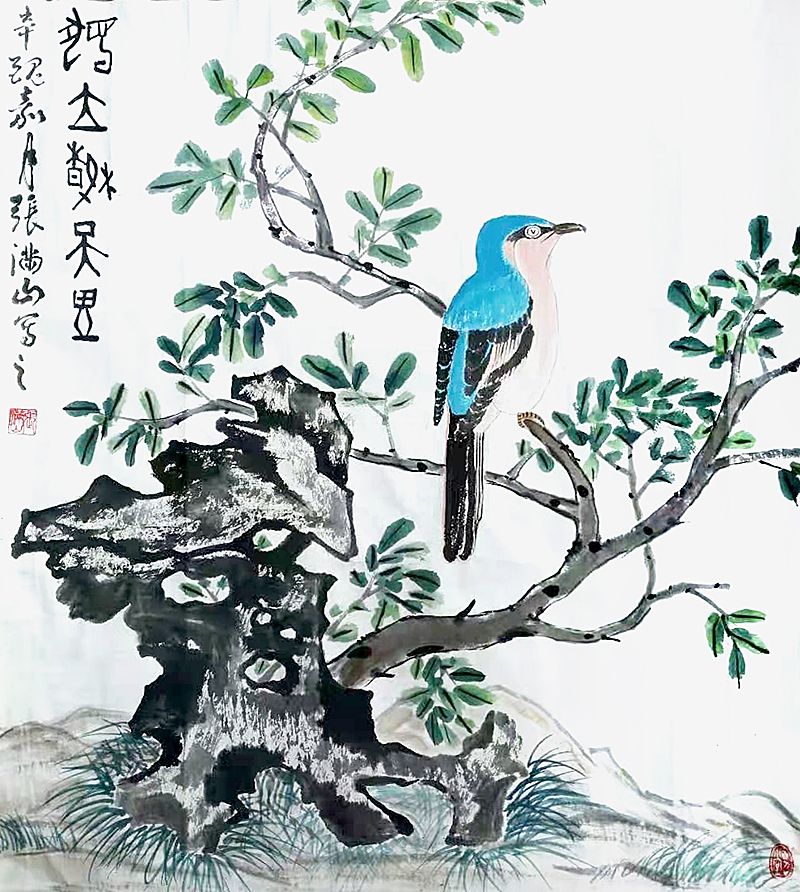 Hanmo Danqing: The painting art of the famous painter Zhang Manshan - iNEWS