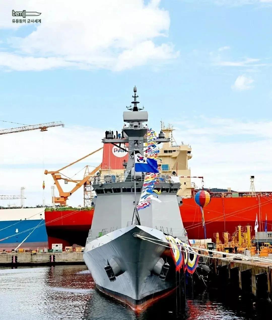Korean-style long face, buy 8 of them, the sixth Daegu-class frigate of ...