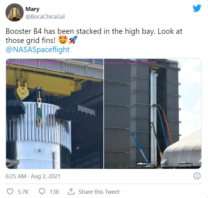 SpaceX completed the installation of Starship Super Heavy's Raptor ...