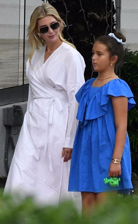 Ivanka's 10-year-old daughter really shines!It's almost 170 cm tall ...
