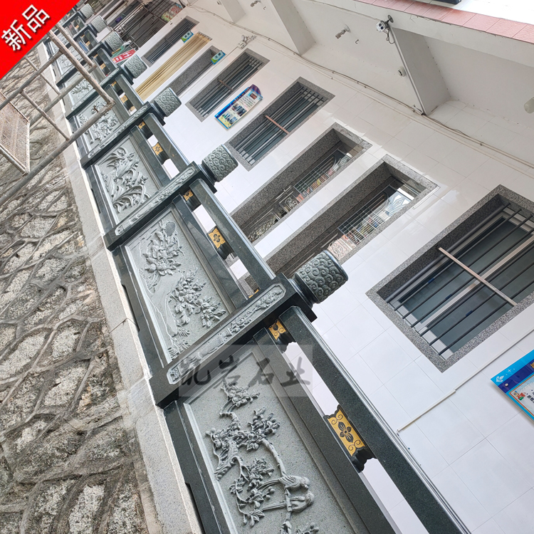 Chinese style stone railing garden stone railing carving - iNEWS