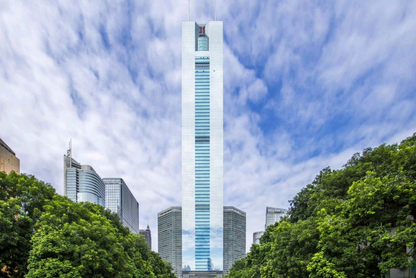 In addition to "the tallest building", this concrete building also ...
