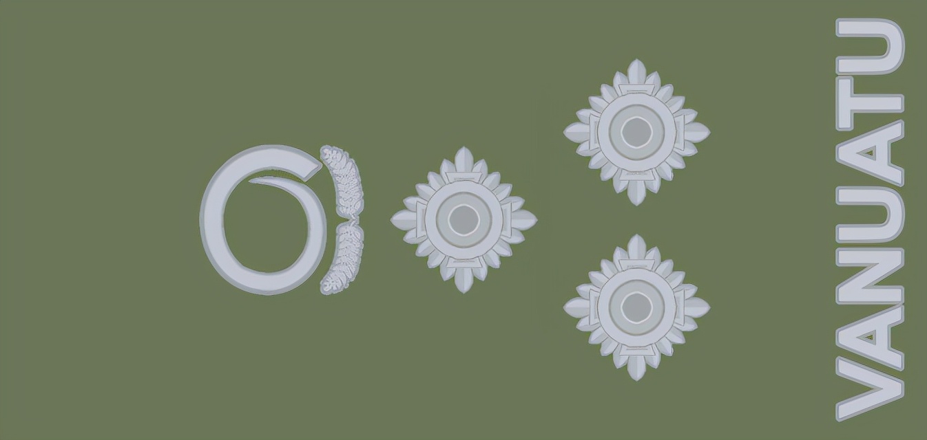 Military rank identification of each country: Vanuatu - iNEWS