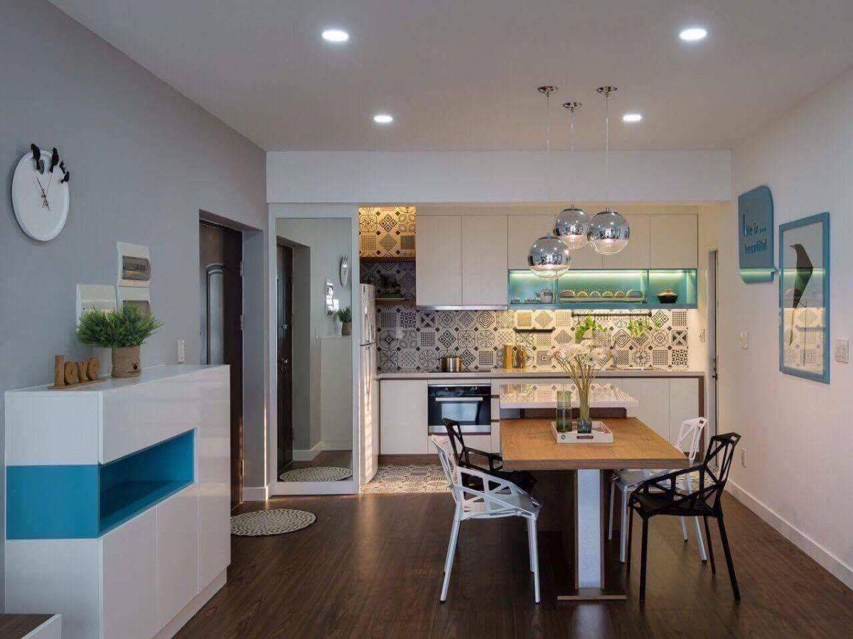 The standard two rooms of 99 square meters, the decoration seems to be ...