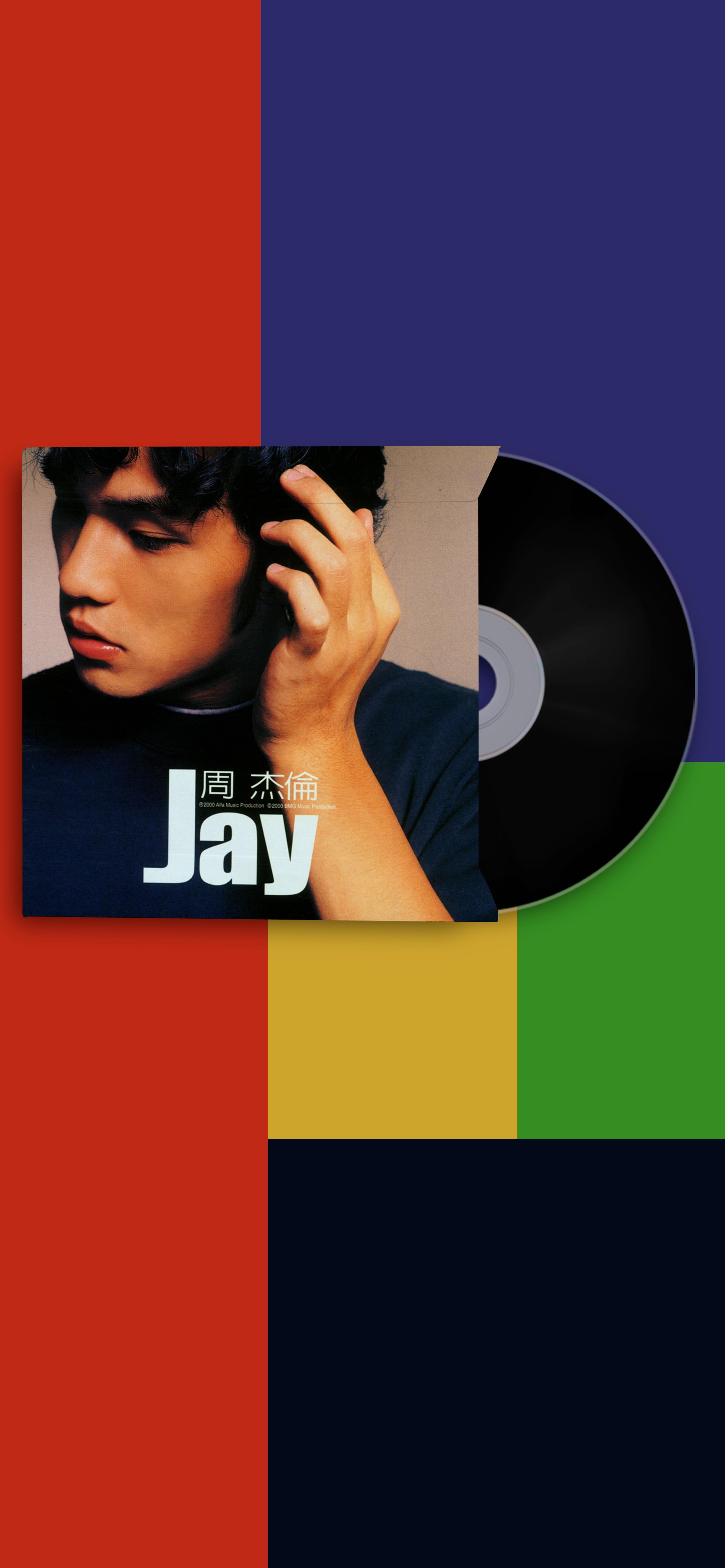 Jay Chou color matching music cover wallpaper - iNEWS