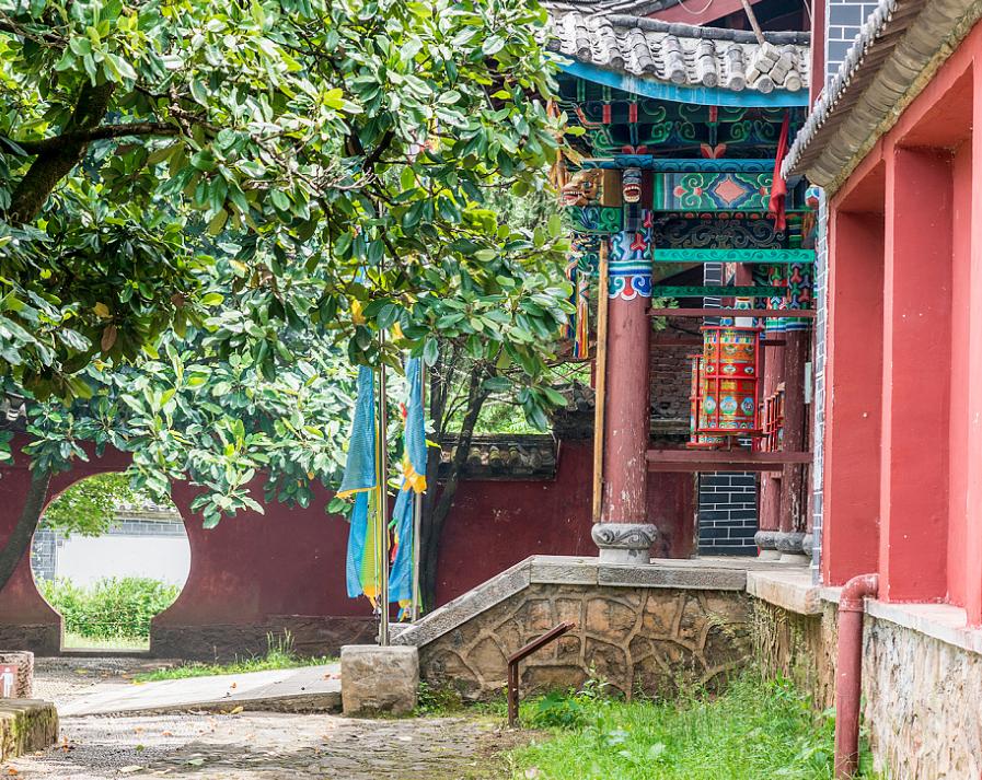 The century-old temple in Yunnan is only 13 kilometers away from the ...