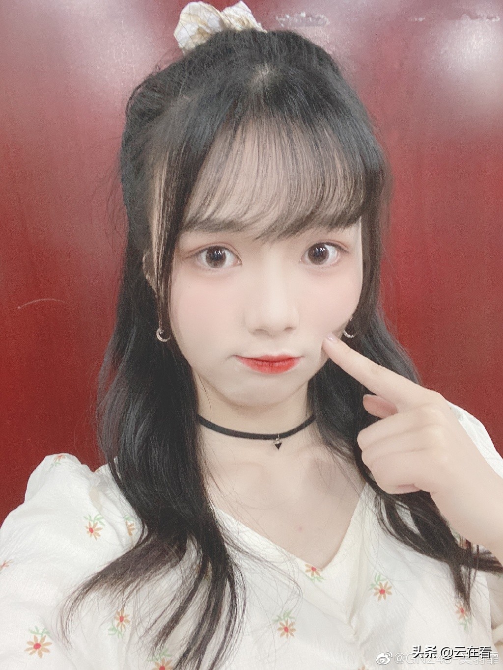 Appreciation of the charming photos of pure beauty Wu Yufei, so cute ...