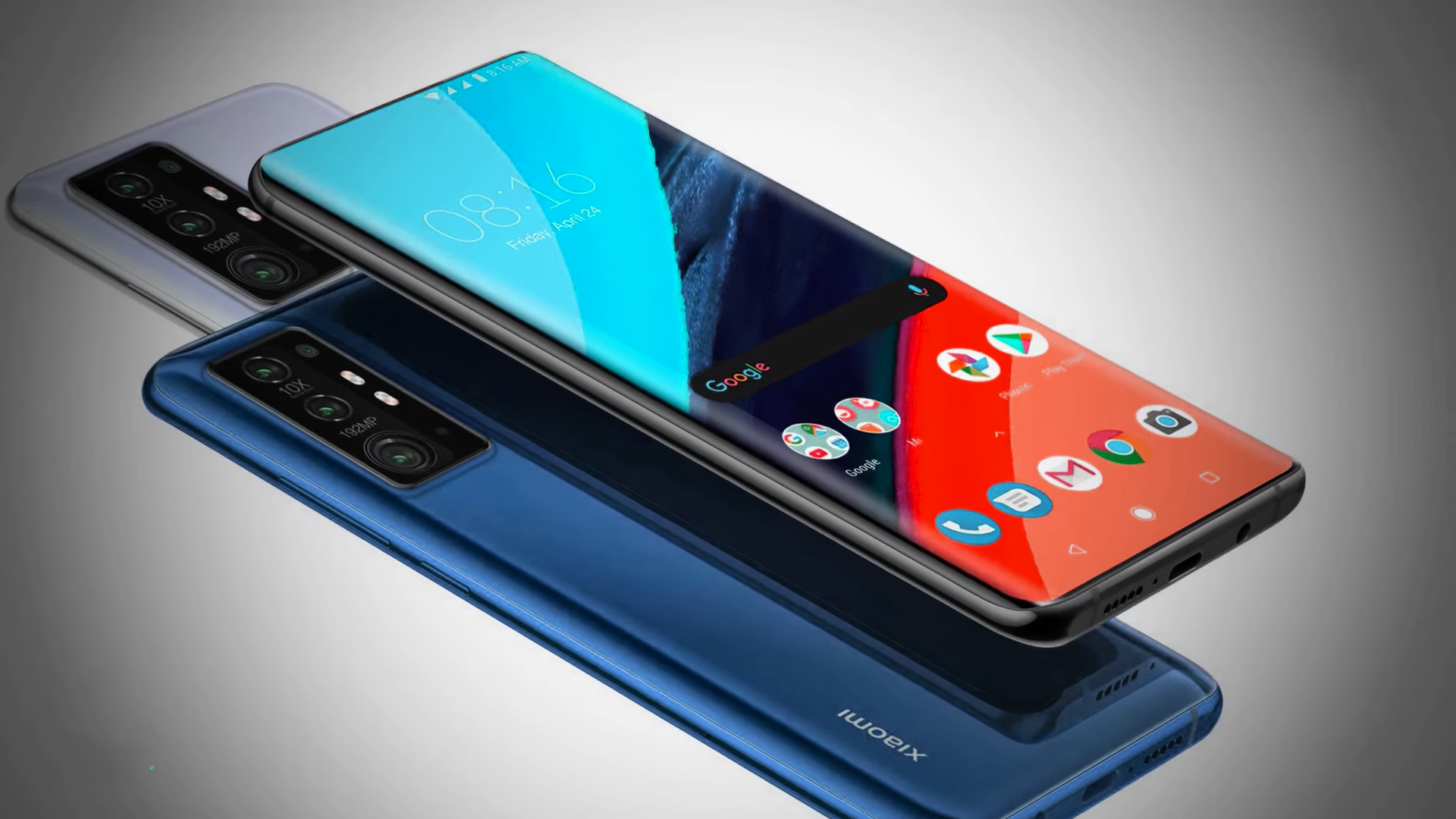 Xiaomi 5G concept phone, full screen + rectangular lens design - iNEWS