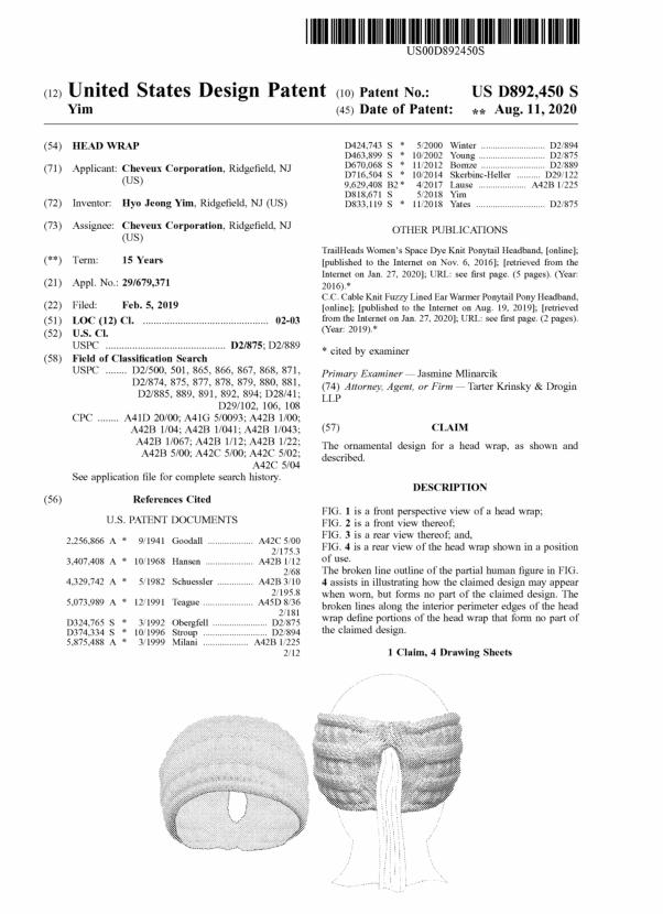 CC BEANIE: High-risk infringement brands of hats, especially patent ...