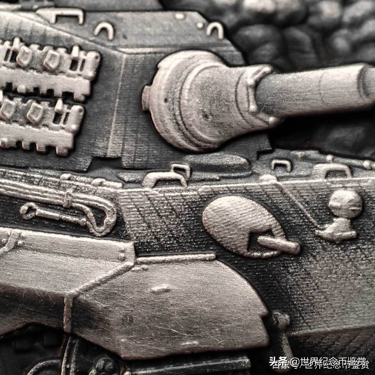 German Tiger King Tank-Second Silver Coin in Niue Confrontation Series ...