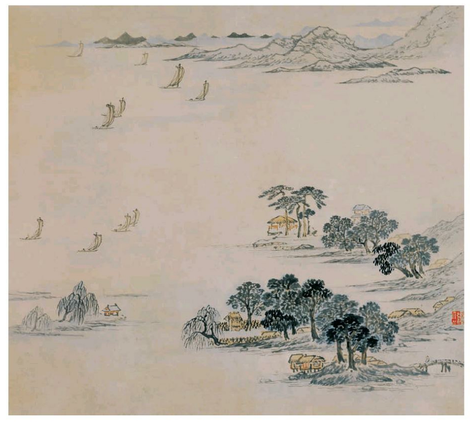 Zhang Fu, a less well-known painter in the Ming Dynasty, but his ...