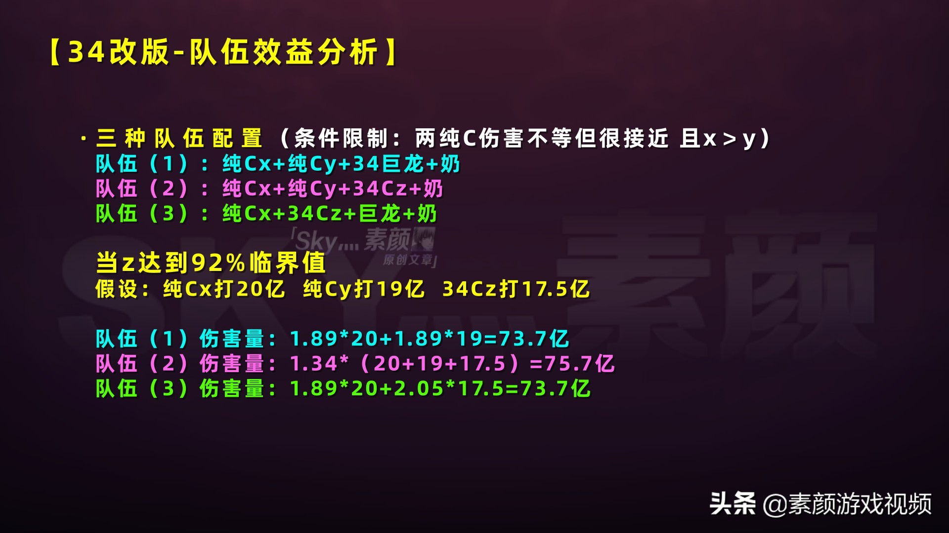 DNF: 34C or Dragon?34 Revised Team Benefits and Analysis of Team Players - iNEWS