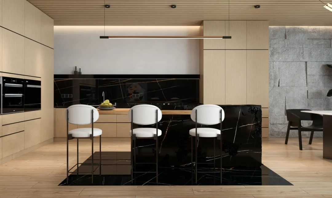 155 square meters with color elegant large flat floor, guest dining ...