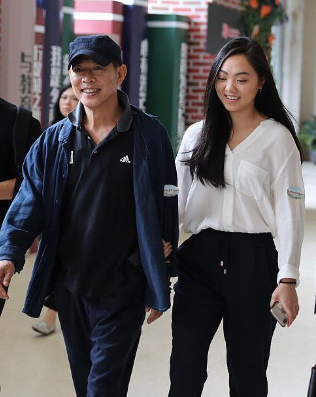Jet Li is really old, wrinkled in casual clothes, and his 21-year-old ...