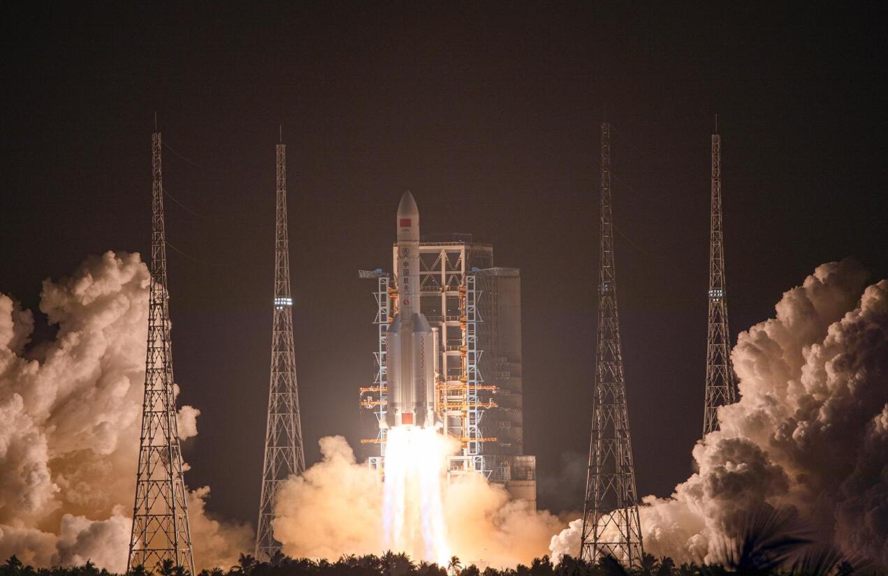 China's strongest rocket "push" in 3 seconds!120 span to 500 tons, the ...