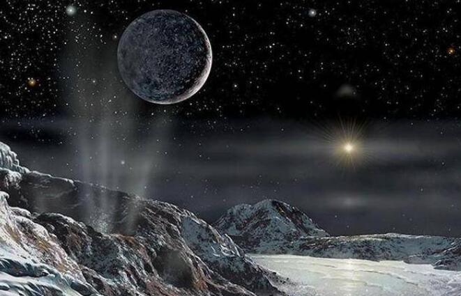 From Pluto, 4.4 billion kilometers away, what does the sun look like?Is ...