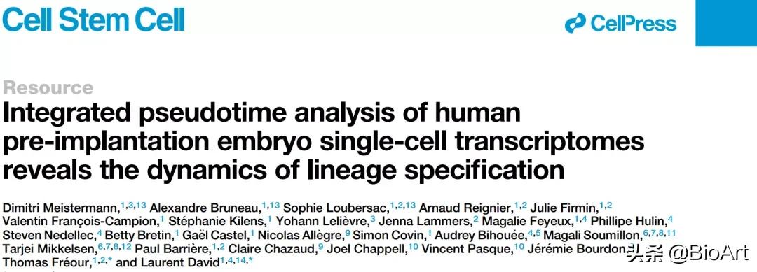 Single-cell RNA Sequencing Analysis Database for Mouse and Human Embryo ...
