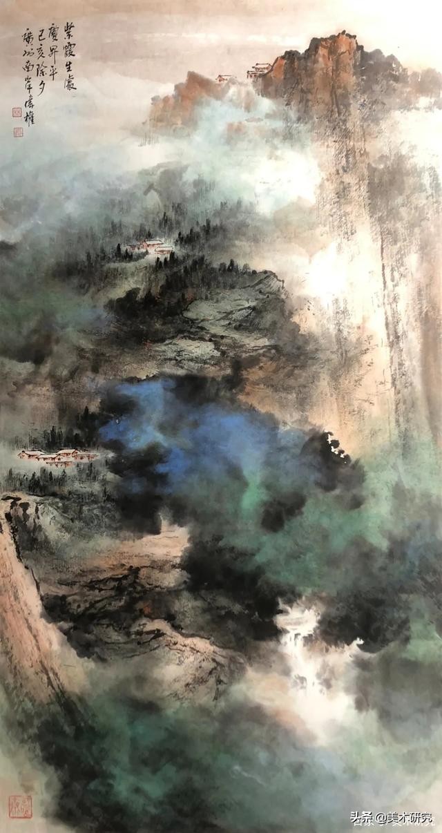 The wilderness landscape advocated by Zong Bing is a natural landscape ...