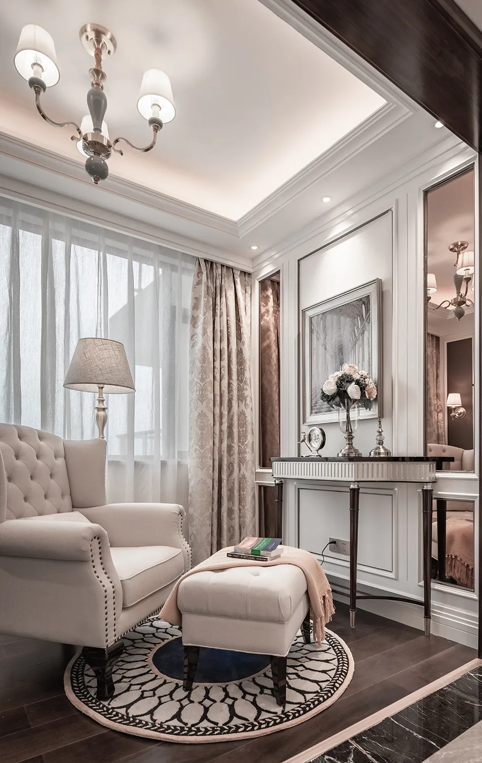 160 square meters of simple European style, modern and elegant ...