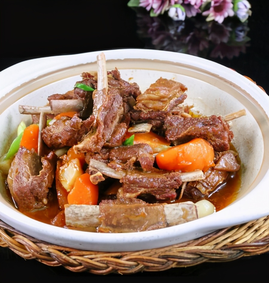 Irresistible braised lamb chops, soft and rotten, not mutated at all ...