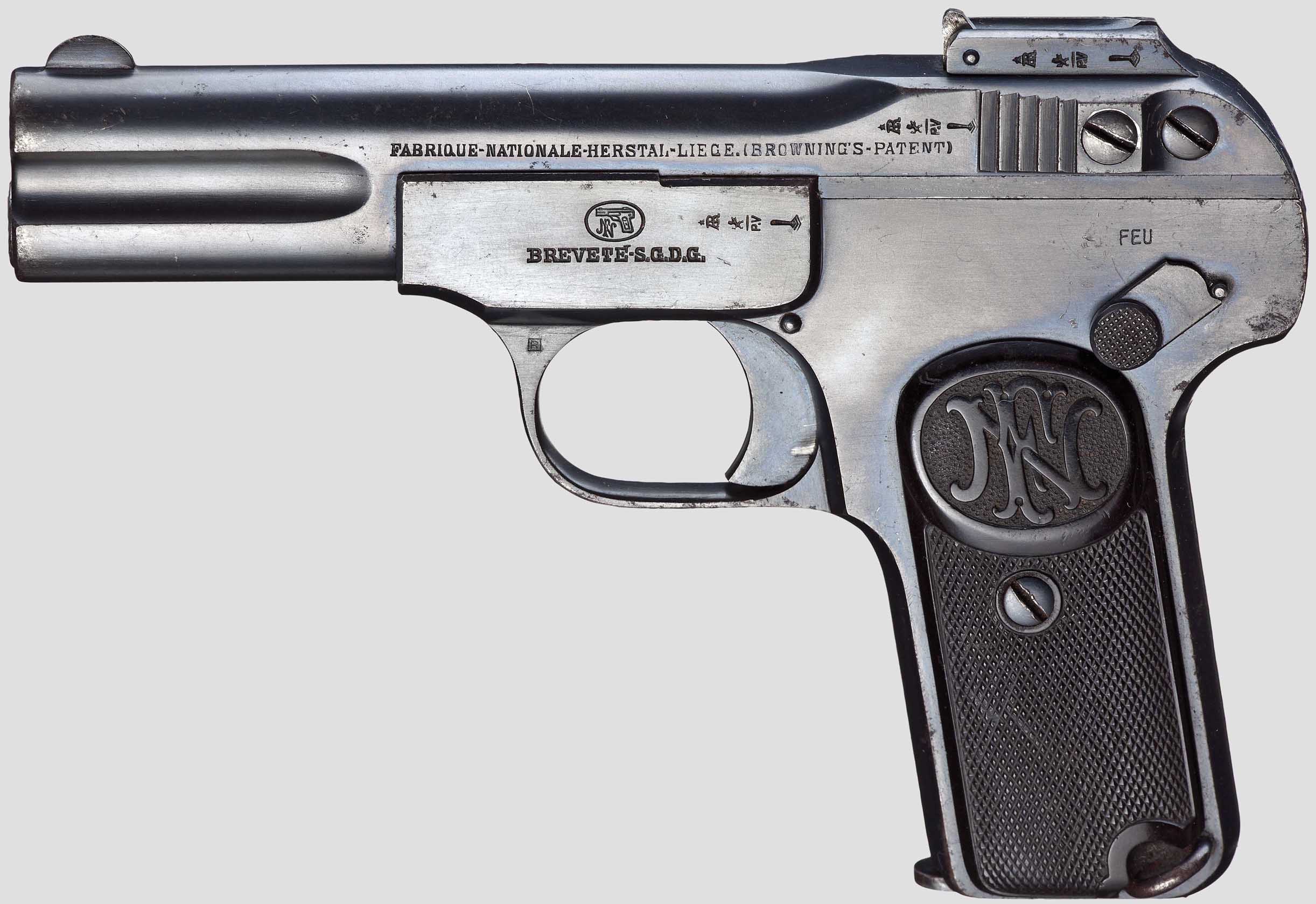 Browning's masterpiece of the century-Browning M1900 pistol - iNEWS