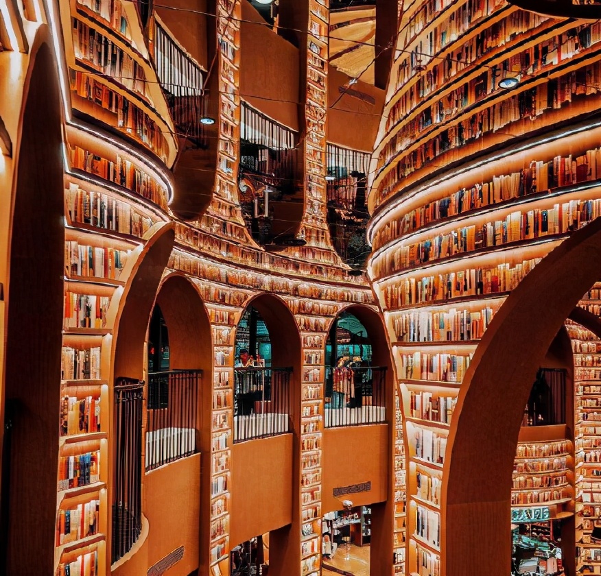The most beautiful bookstore in Dujiangyan, Sichuan: resembles ...