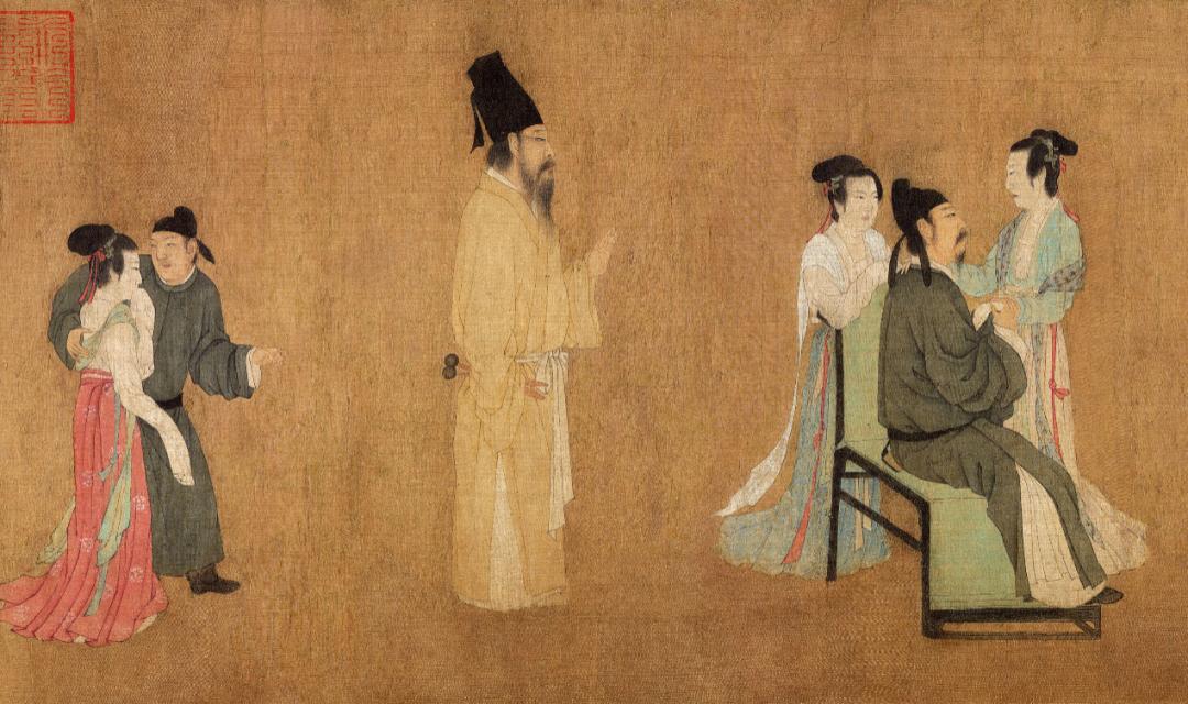 The Night Banquet of Han Xizai by Gu Hongzhong in Five Dynasties and ...