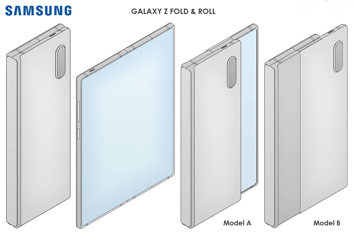 The scroll screen and the folding screen are combined into one?Samsung ...